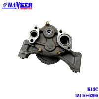 China hino K13C K13D Diesel Engine Oil Pump 15110-0299 For Truck for sale