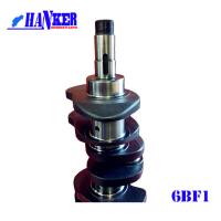 China Car Crankshaft Isuzu 6BF1 Engine Cast Steel Crankshaft for sale