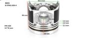 China Excavator 4JH1 Engine Parts Piston 8-97941-839-4 Stock Factory  8979418394 for sale