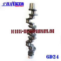 China 6D17 6D24 Diesel Engine Crankshaft 114kgs For Excavator for sale