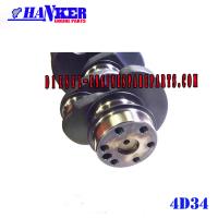 China ME136680 Mitsubishi 4D34 Crankshaft ME017354 Casting / Alloy Material for sale