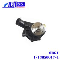 China 1-13650-017-1 EX200-5 Isuzu Excavator 6BG1 Engine Water Pump 1-13650017-1 for sale