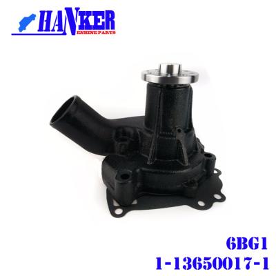 China 1-13650-017-1 EX200-5 Isuzu Excavator 6BG1 Engine Water Pump 1-13650017-1 for sale