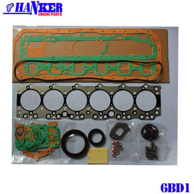 China Isuzu 6BD1 6BD1T Overhaul Full Gasket Kit Set With Cylinder Head 1-87810-363-0 for sale