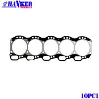 China Excavator 10PC1 Cylinder Head Gasket Set For Isuzu 1-11141-140-0 1111411400 for sale