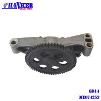China 6D16 FUSO Engine Auto Oil Pump For Mitsubishi ME074253 With 59 Teeth for sale