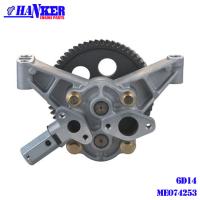 China 6D16 FUSO Engine Auto Oil Pump For Mitsubishi ME074253 With 59 Teeth for sale
