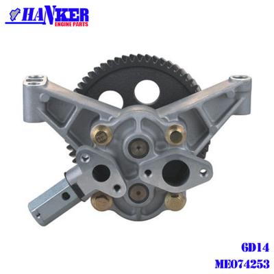 China 6D16 FUSO Engine Auto Oil Pump For Mitsubishi ME074253 With 59 Teeth for sale