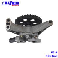 China 6D16 FUSO Engine Auto Oil Pump For Mitsubishi ME074253 With 59 Teeth for sale