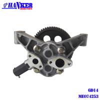 China 6D16 FUSO Engine Auto Oil Pump For Mitsubishi ME074253 With 59 Teeth for sale