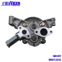 China ME074345 6D16T FUSO Engine Auto Oil Pump For Mitsubishi With 59 Teeth for sale