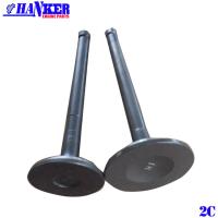China Toyota 2C Diesel Engine Valve 13711-64010 Gasoline Intake And Exhaust Valve for sale