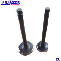 China Toyota 2C Diesel Engine Valve 13711-64010 Gasoline Intake And Exhaust Valve for sale