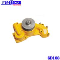China High Quality Komatsu Water Pump PC300-6 6D108 6222-63-1200 8 Grooves For Excavator Engine Spare Parts for sale