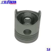 China Toyota 2J Diesel Engine Piston With Pin Clips 13101-48013 4 ring for sale
