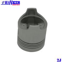 China Toyota 2J Diesel Engine Piston With Pin Clips 13101-48013 4 ring for sale