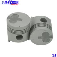 China Toyota 2J Diesel Engine Piston With Pin Clips 13101-48013 4 ring for sale