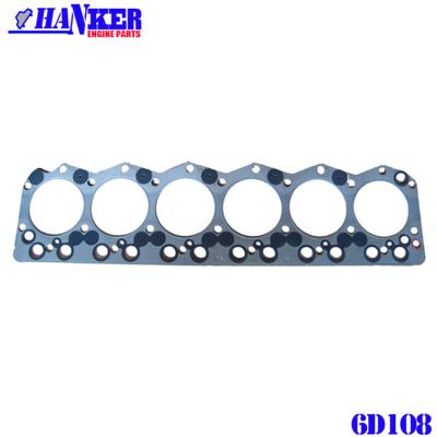 China 6D108 S6D108 Komatsu Cylinder Head Gasket Set 6221-17-1811 6221-K1-3000 for sale