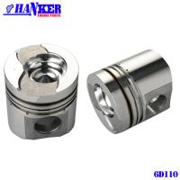 China Excavator Komatsu 6D110 Diesel Engine Piston 110mm With Pin 6138-32-2120 for sale