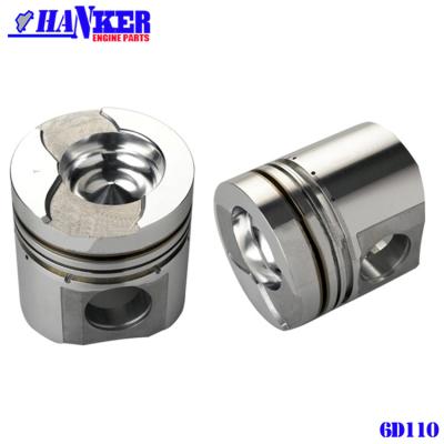 China Excavator Komatsu 6D110 Diesel Engine Piston 110mm With Pin 6138-32-2120 for sale