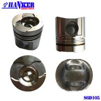 China 6137-32-2180 6137-32-2130 Komatsu S6D105 Excavator Piston With Pin Clips for sale