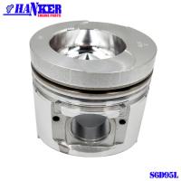 China 6207-31-2180 Komatsu S6D95L Excavator Engine Piston With Pin Clips for sale