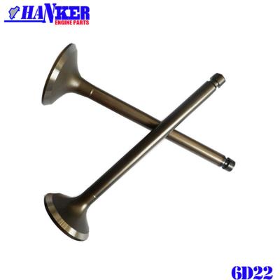 China Mitsubishi 6D22 6D24 Intake Valve Exhaust Valve ME051063 ME051064 For SK400 for sale