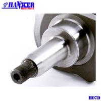 China Ductile Casting Iron H07D Hino Crankshaft With High Hardness for sale