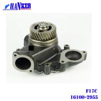 China Excavator Truck Diesel 16100-2955 Water Pump Hino  F17C Engine Spare Parts for sale