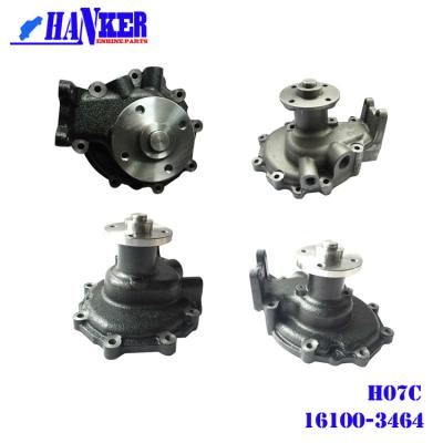 China Engine Water Pump H07c 16100-3464 Cast Aluminum Spare Parts For Hino for sale