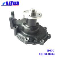 China Engine Water Pump H07c 16100-3464 Cast Aluminum Spare Parts For Hino for sale