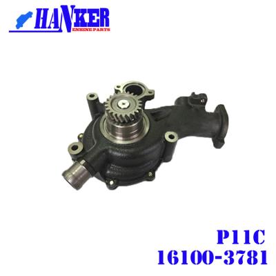 China Brand New 22 Gear P11C 16100-3781 Water Pump Excavator Engine Parts for sale