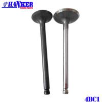 China 4BC1 Diesel Engine Valve Nitrided Polished Exhaust & Inlet Valve for sale