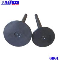 China Casting 4cr9si2 Intake Exhaust Valve Top Mounted Excavator Isuzu 6BG1 for sale