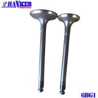 China Casting 4cr9si2 Intake Exhaust Valve Top Mounted Excavator Isuzu 6BG1 for sale