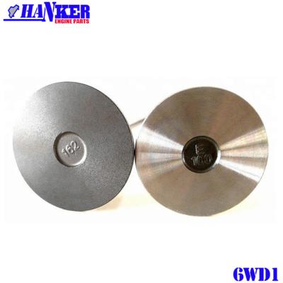China Corrosion Resistant Engine Intake Valve For Isuzu 6WD1 Metal Exhaust for sale