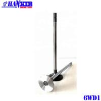 China Corrosion Resistant Engine Intake Valve For Isuzu 6WD1 Metal Exhaust for sale