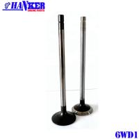 China Corrosion Resistant Engine Intake Valve For Isuzu 6WD1 Metal Exhaust for sale