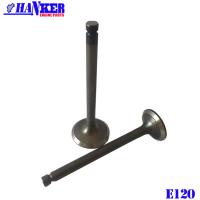 China Silichrome Steel Engine Auto Parts Exhaust Valve Isuzu E120 Intake Valve for sale