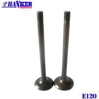 China Silichrome Steel Engine Auto Parts Exhaust Valve Isuzu E120 Intake Valve for sale