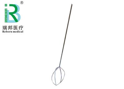 China Urological Surgery Stone Retrieval Basket Tipless Ngage Stone 4 Wire Blue And White for sale