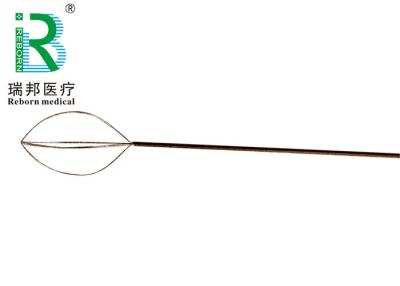 China Blue White Zero Tip Nitinol Stone Basket , Retrieval Kidney Stone Basket for sale