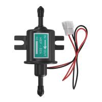 China 12v Universal Metal Solid Straight Train Electric Fuel Pump 02a Low Voltage Car Suitable For Mazda Toyota for sale