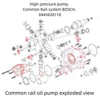 China 534 536 Engine Diesel Injection Pump 0445020111 53401111010 Common Rail Pump 0445020110 Yamz for sale