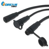 China Factory LED Lighting Power Cable Wiring Lastic Waterproof Electrical Wiring CQC M12 IP68 Connector for sale