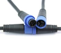 China Male Pin Diameter 1.5mm Waterproof Connector for IP68 LED Lighting Outdoor Cable CE UL for sale