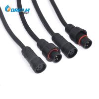 China Waterproof M12 M16 M18 M20 Connector 3 Pin 3 Core IP65 IP67 IP68 Male Female Plug LED for sale