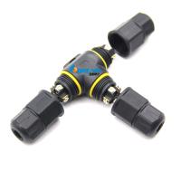 China Led Lighting Assembly ROHS Waterpoof Nylon Solderless Screw Terminal Connector  T Shaped Connector for sale