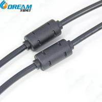 China CQC Waterproof Wire Cable Assembly Connector 5 Cores Black  LED M12 Connector for sale