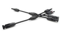 China Solar Panel Connector Cable For MC4 Y Branch Connector Parallel Extension Cable. for sale